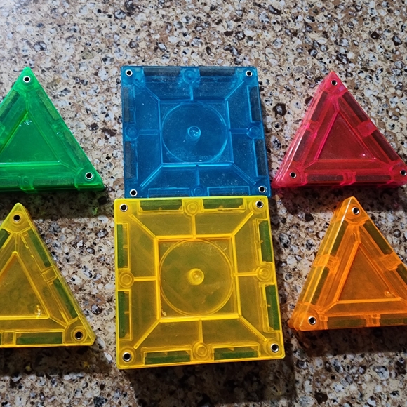 cra-z-art magnetic tiles | Toys | Colorful Magnetic Building Tiles Set ...